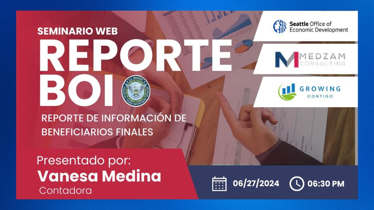 Seminario Web: Nuevo Reporte BOI - YouTube