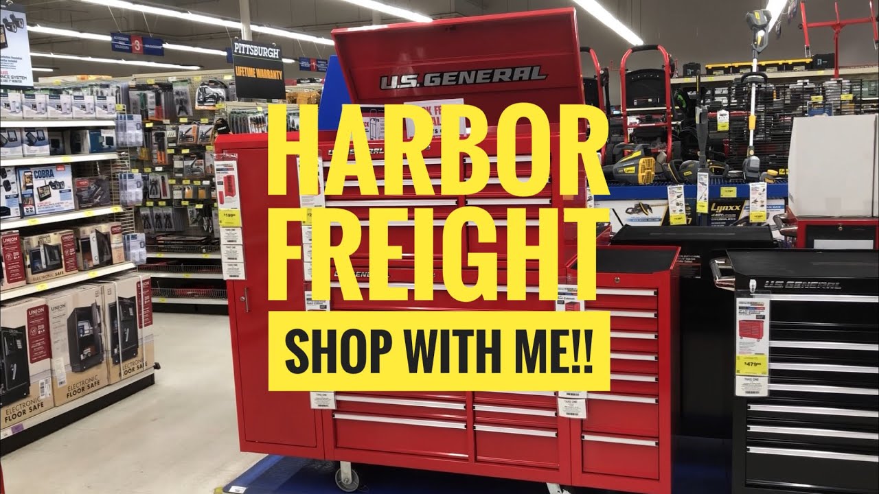 Harbor Freight tools...Shop with me! - YouTube