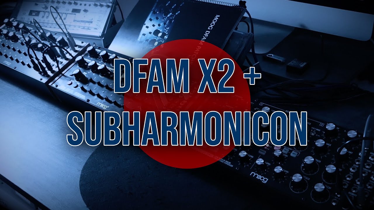 TECHNO Moog DFAM & subharmonicon - YouTube