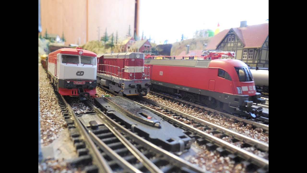 Vláčky TT-sestřihy z našeho kolejiště - YouTube