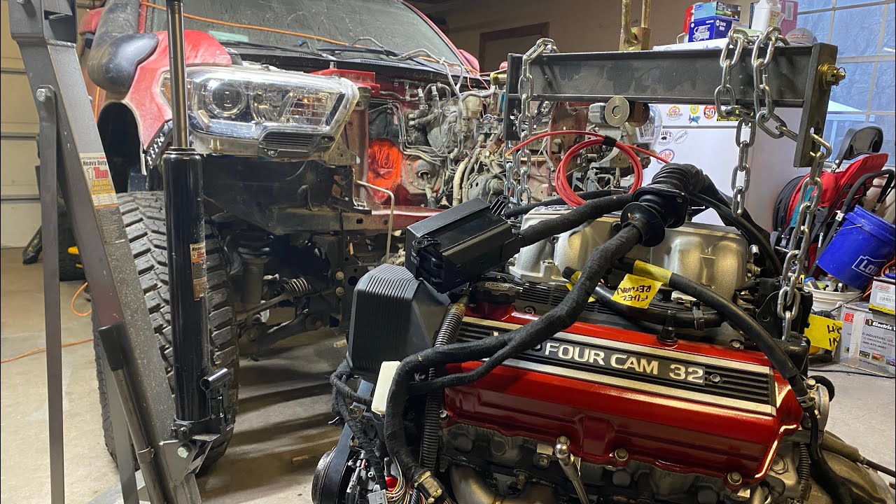 Back at it | 1uz swap progress | startup soon - YouTube