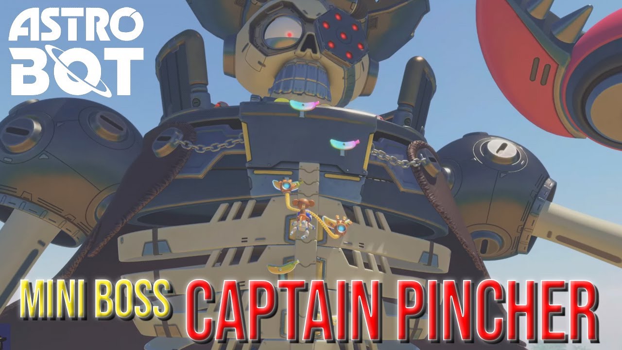 🕹️ Astro Bot PS5 - Mini Boss Captain Pincher Gameplay - YouTube