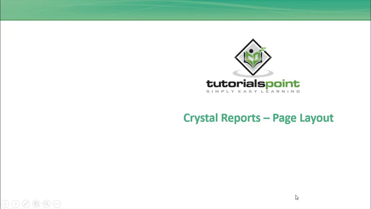 SAP Crystal Reports - Page Layout - YouTube