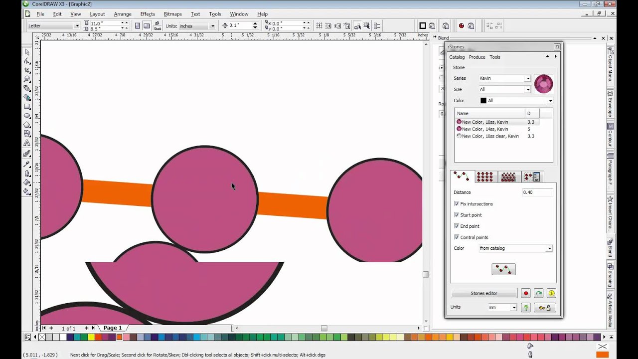 How to make rhinestone templates with coreldraw - nolfblogger