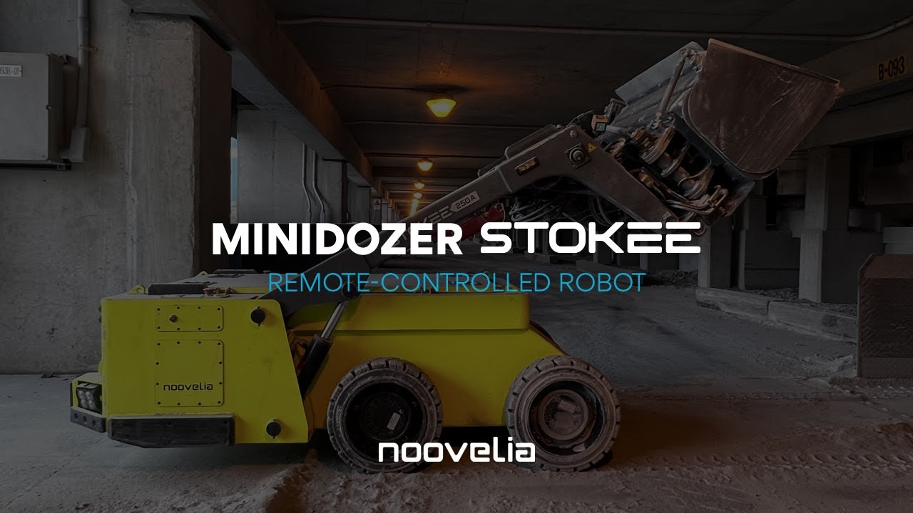 Minidozer Stokee - Remote-controlled robot - Noovelia - YouTube