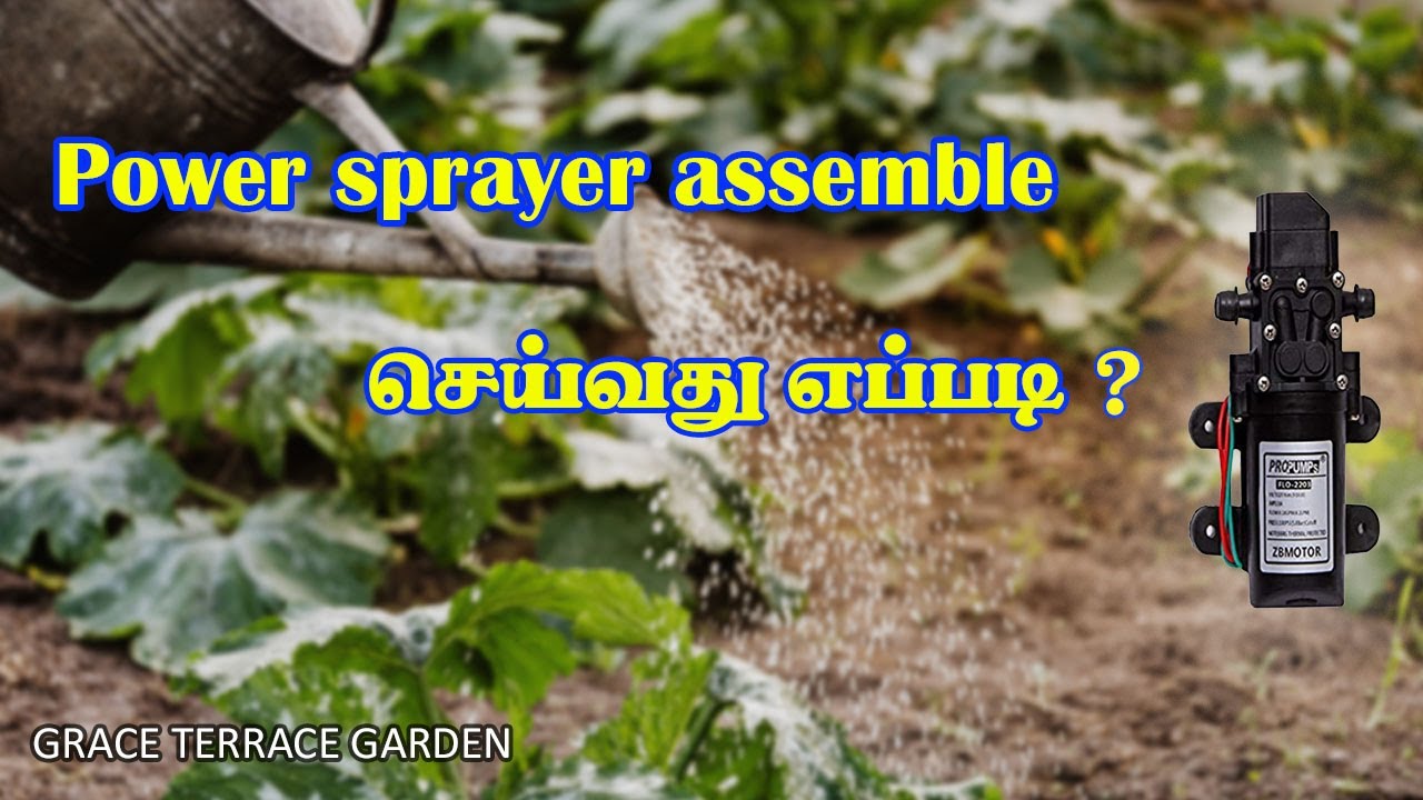 Easily assemble multipurpose power sprayer for garden| Grace Terrace ...