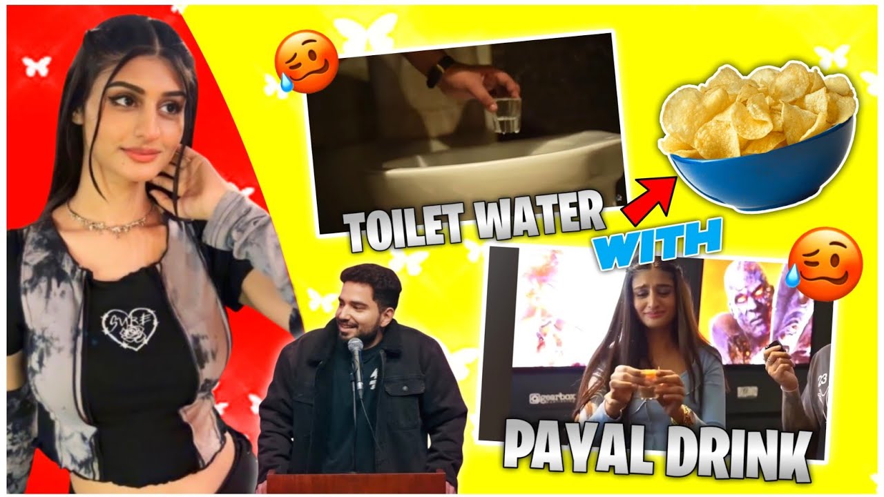 @PAYALGAMING DRINK 🤢TOILET WATER WITH CHIPS || PAYAL GAMING SHORTS ...