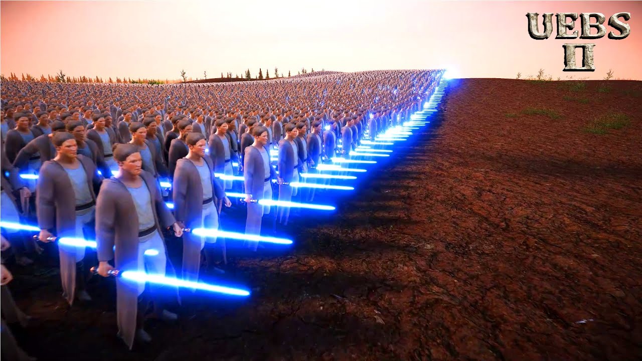 20,000 JEDI KNIGHTS vs 4,000,000 ROHAN WARRIORS | Ultimate Epic Battle ...