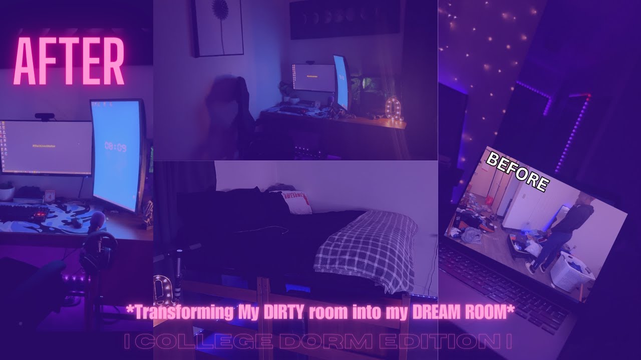 Transforming My DIRTY Room Into My DREAM ROOM College Edition YouTube transforming-my-dirty-room-into-my-dream-room-college-edition-youtube