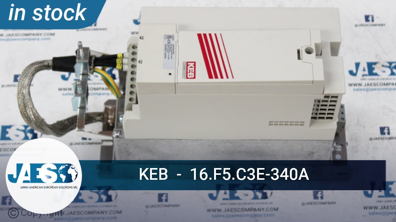 KEB 16.F5.C3E-340A (IN STOCK) Inverter TIPO COMBIVERT F5 MODELLO 16.F5 ...