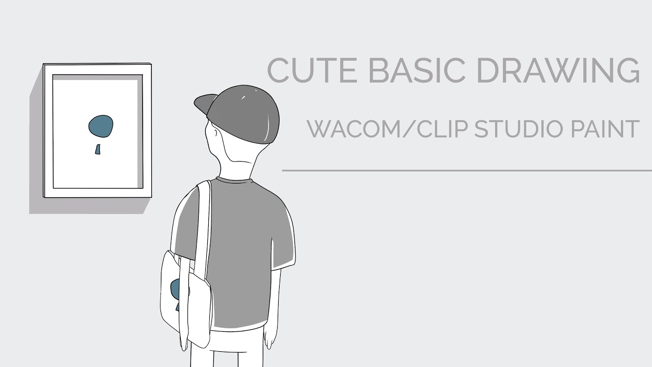 Drawing guy admiring art | Wacom speedpaint, clip studio - YouTube