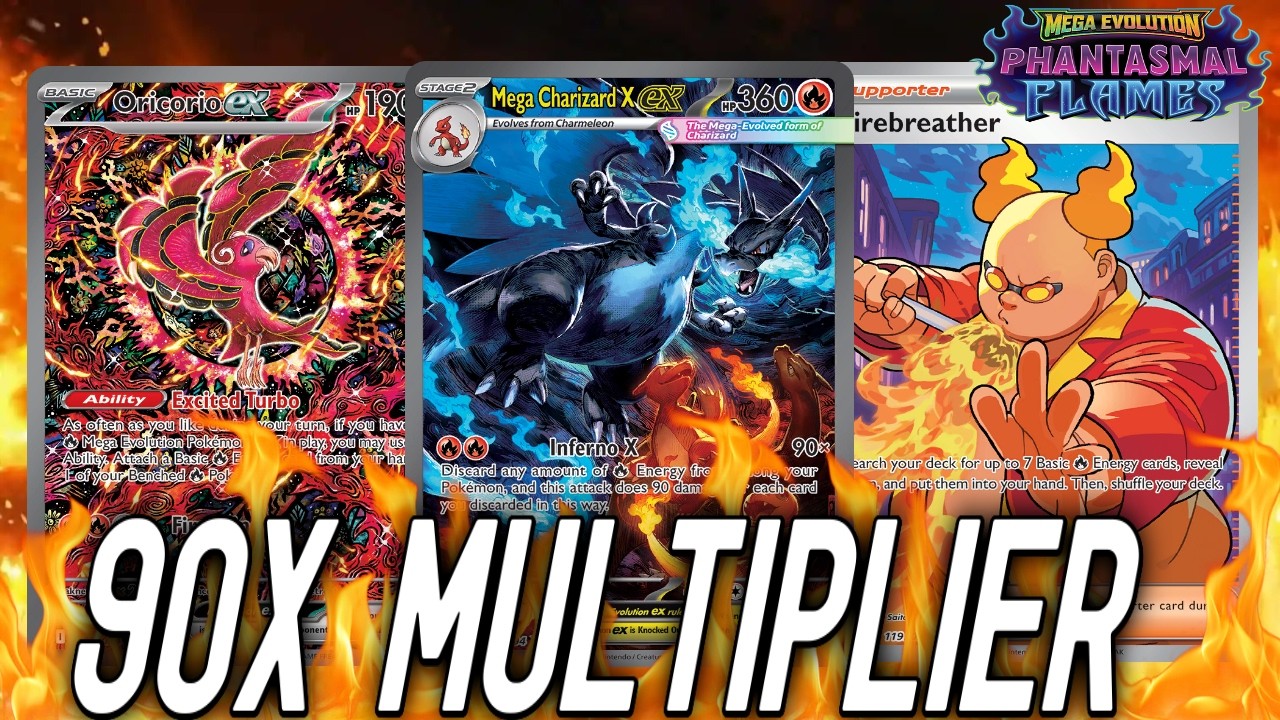 🔥🔥Double your Fire Power with Both Mega Charizard X ex & Tera Charizard ...