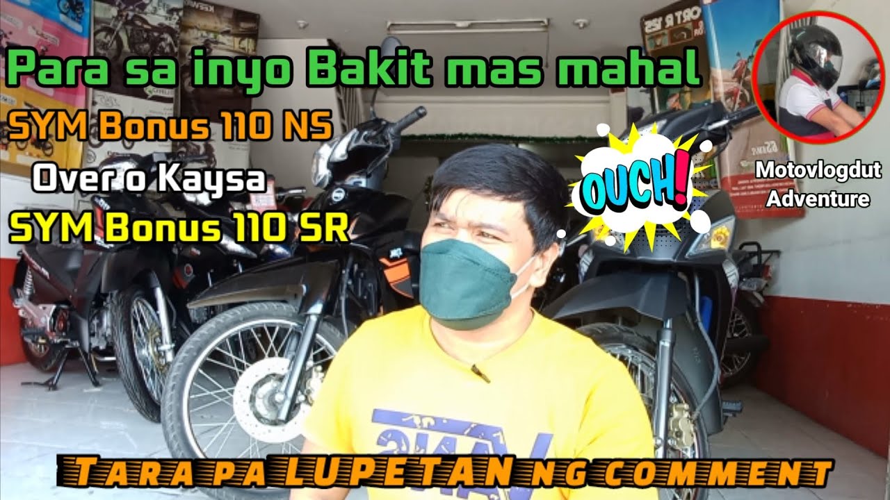 2022 SYM Bonus 110 NS vs SYM Bonus 110 SR l SYM Bonus Motorcycles ...