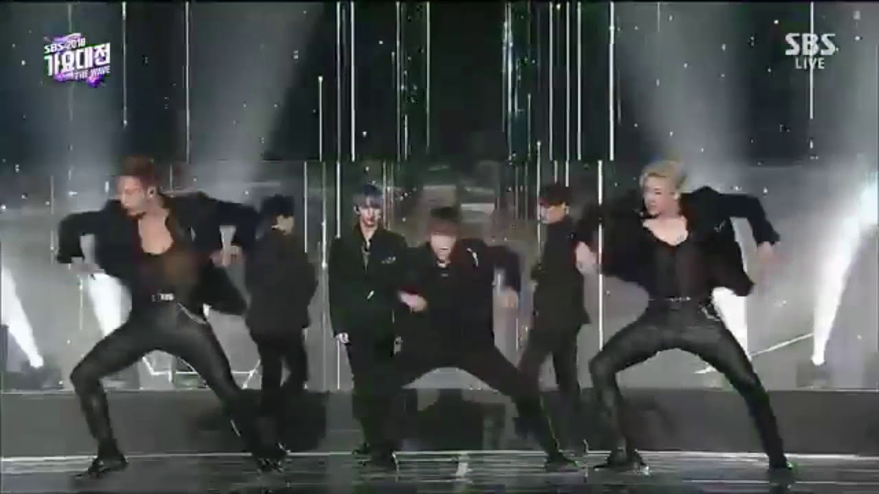 WANNAONE'MONSTA X'SEVENTEEN' - Again & Again by 2PM [ SBS GAYO DAEJUN 2018 - YouTube