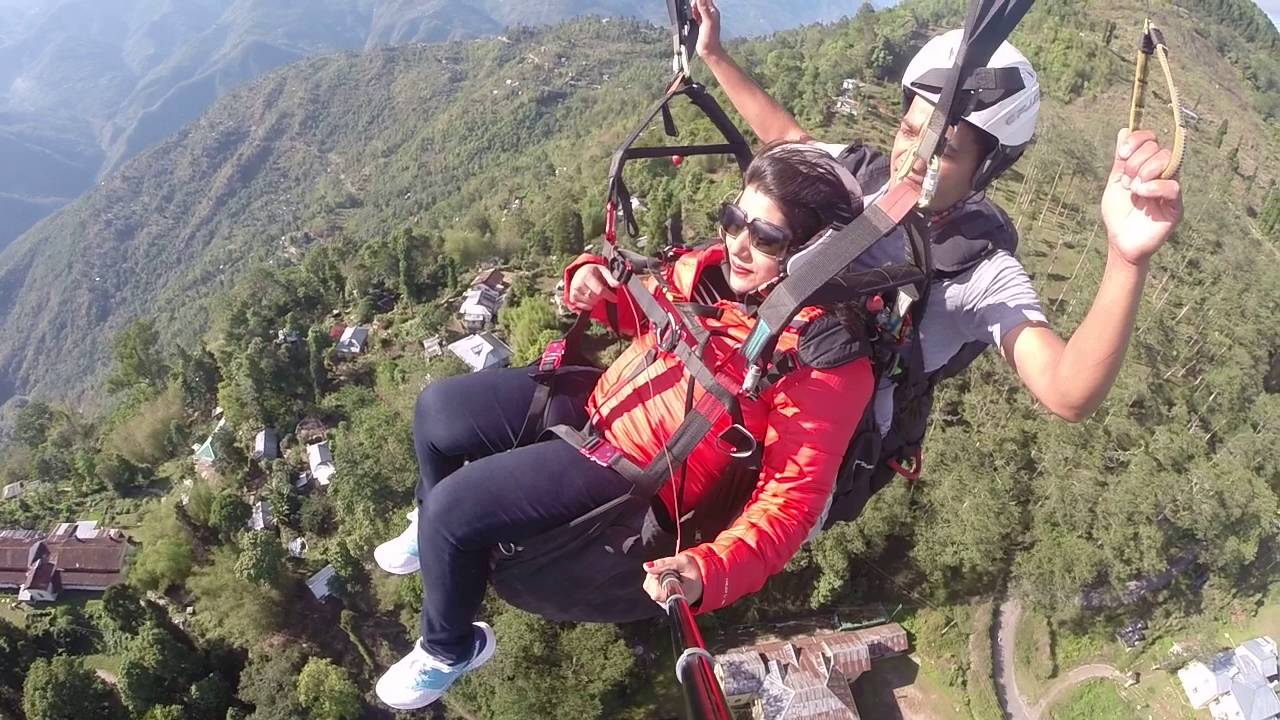 First time paragliding adventure.. at Delo hill.. kalimpong.#vlog ...