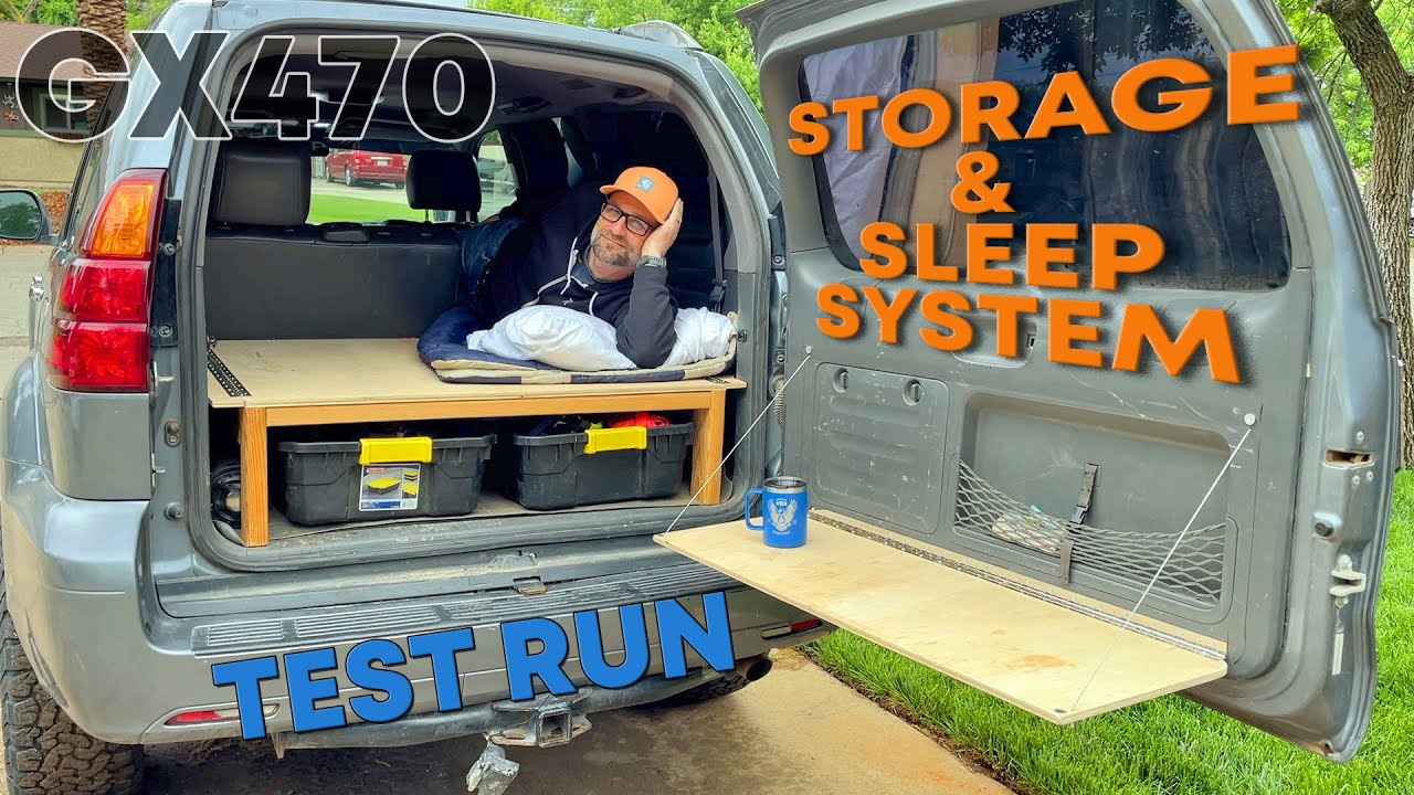 GX470 Storage & Sleep Platform - Test Run | [A GX470 Story] - YouTube