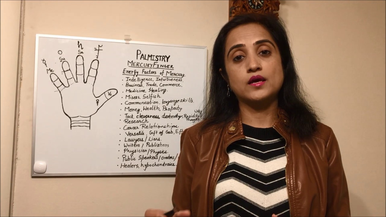Palmistry: Mercury Finger details - The Communicator - YouTube