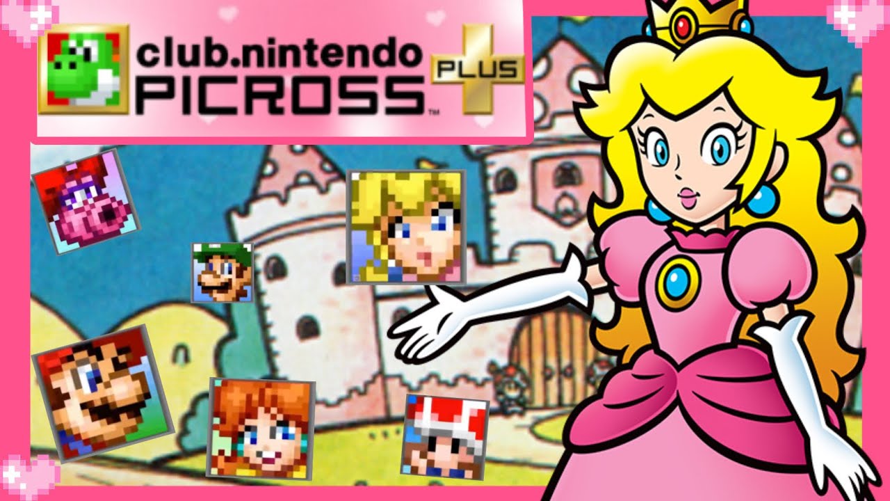 💗 Club Nintendo picross Plus - All Mario Characters Picross 💗 - YouTube