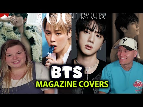 BTS SLAY ON EVERY MAGAZINE COVER ( JUNGKOOK, JIMIN, V AND JIN)  | Reaction
