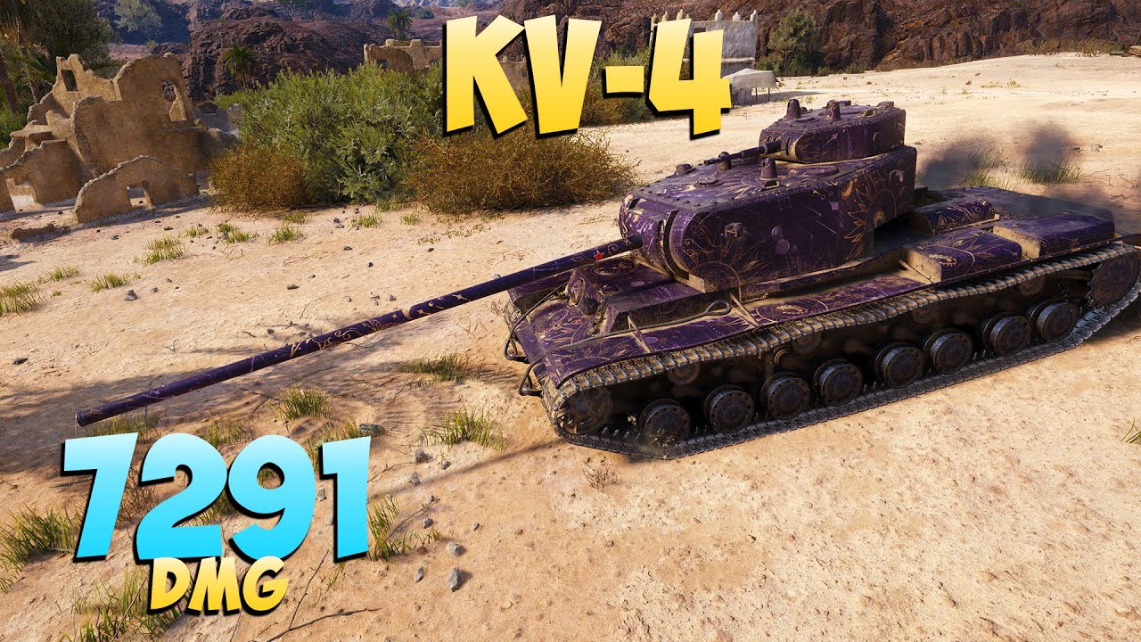 KV-4 - 8 Kills 7.2K DMG - Sad! - World Of Tanks - YouTube