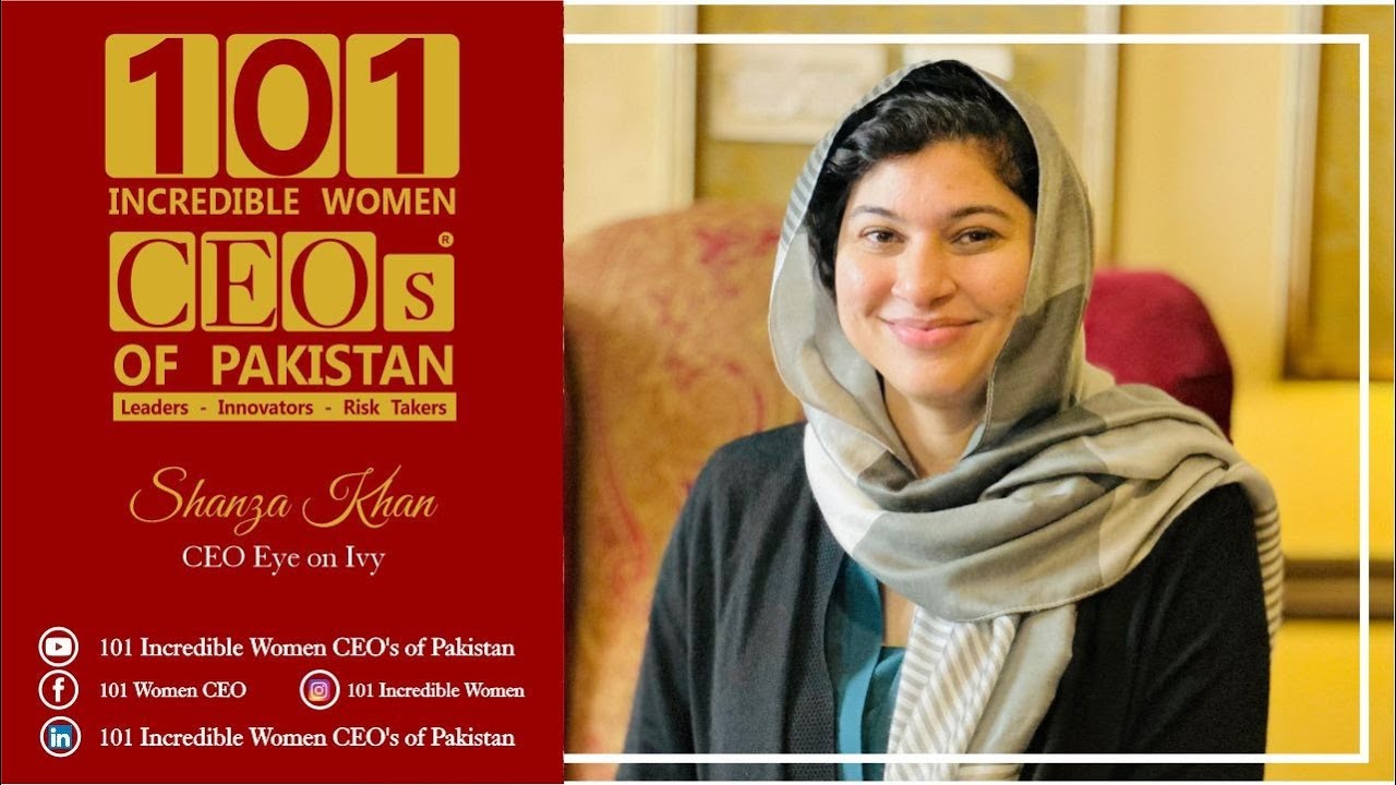 Ms Shanza Khan - CEO of Eye on Ivy - YouTube