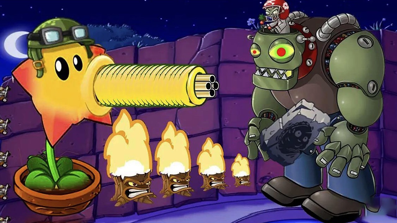 Strongest Fusion plants vs zombies hybrid mod game play - YouTube