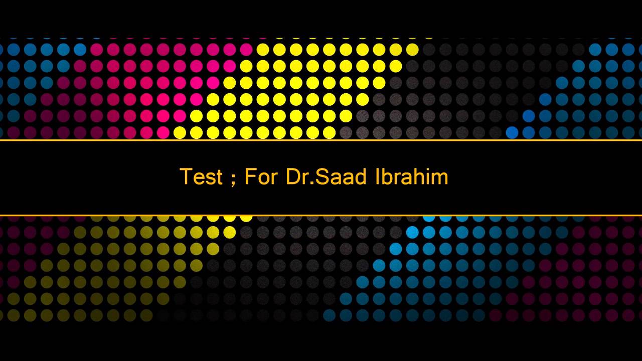News Theme For Dr.Saad - YouTube