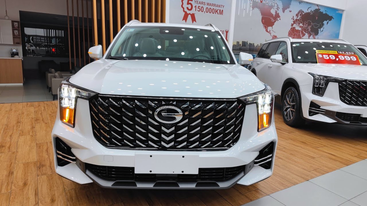 2023 GAC All New GS8 7-Seater SUV 2.0T GDI+8AT - White Color - YouTube