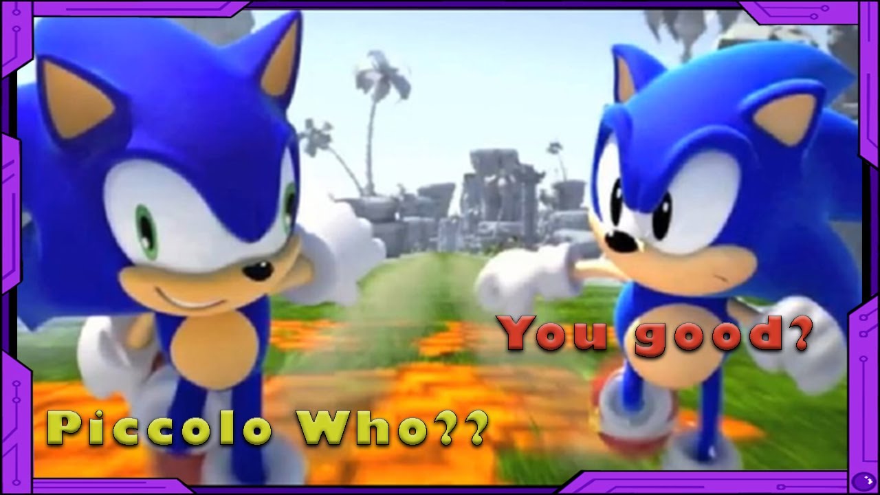 Sonic Calls Piccolo A Saiyan But I Edited Reasonable Reactions - YouTube