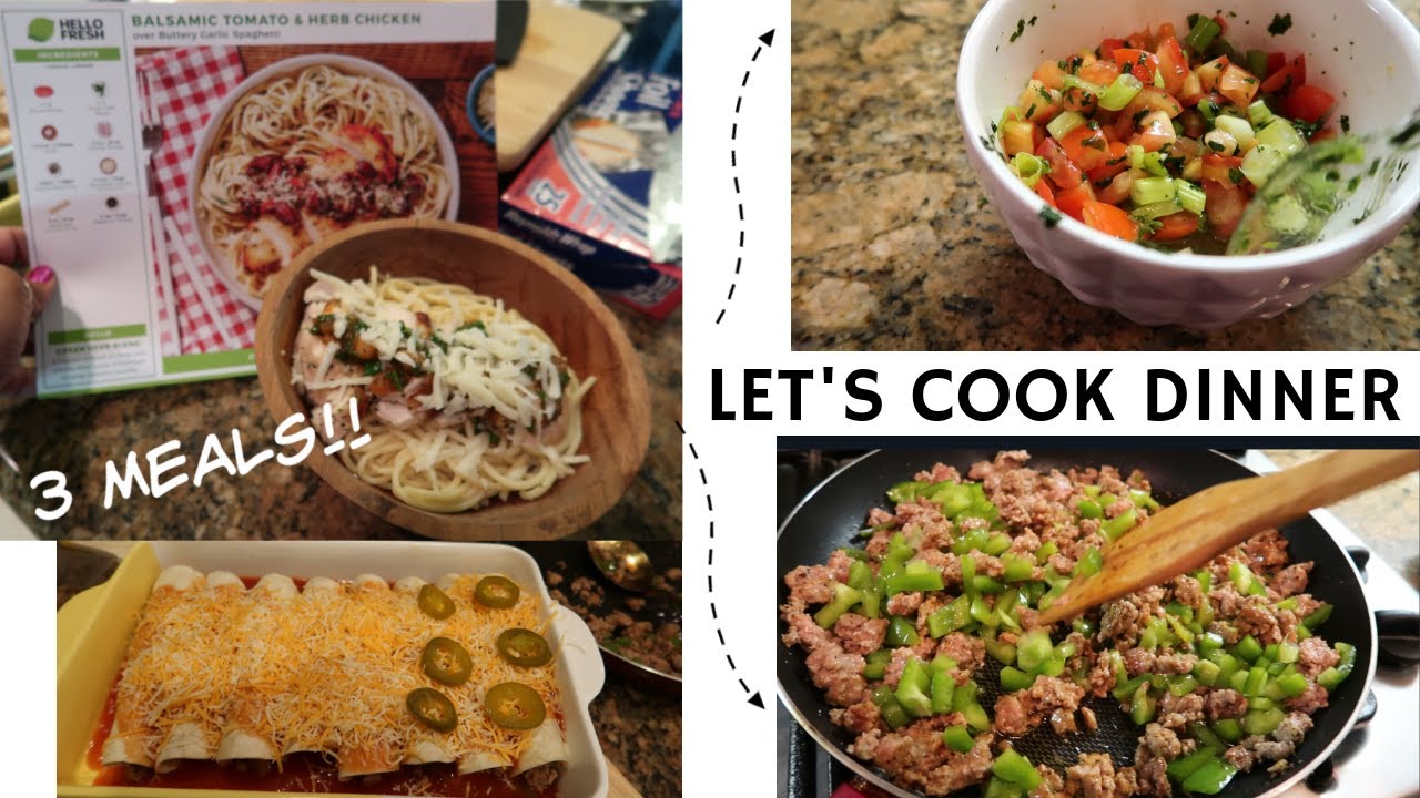 COOK WITH ME * 3 EASY DINNER RECIPE'S!!! - YouTube