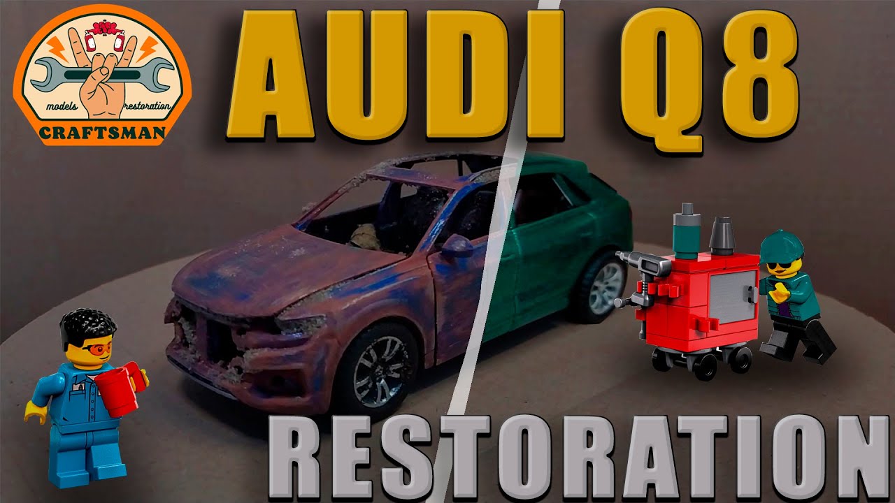 Find from Forest: Destroyed AUDI Q8 Full Restoration - YouTube