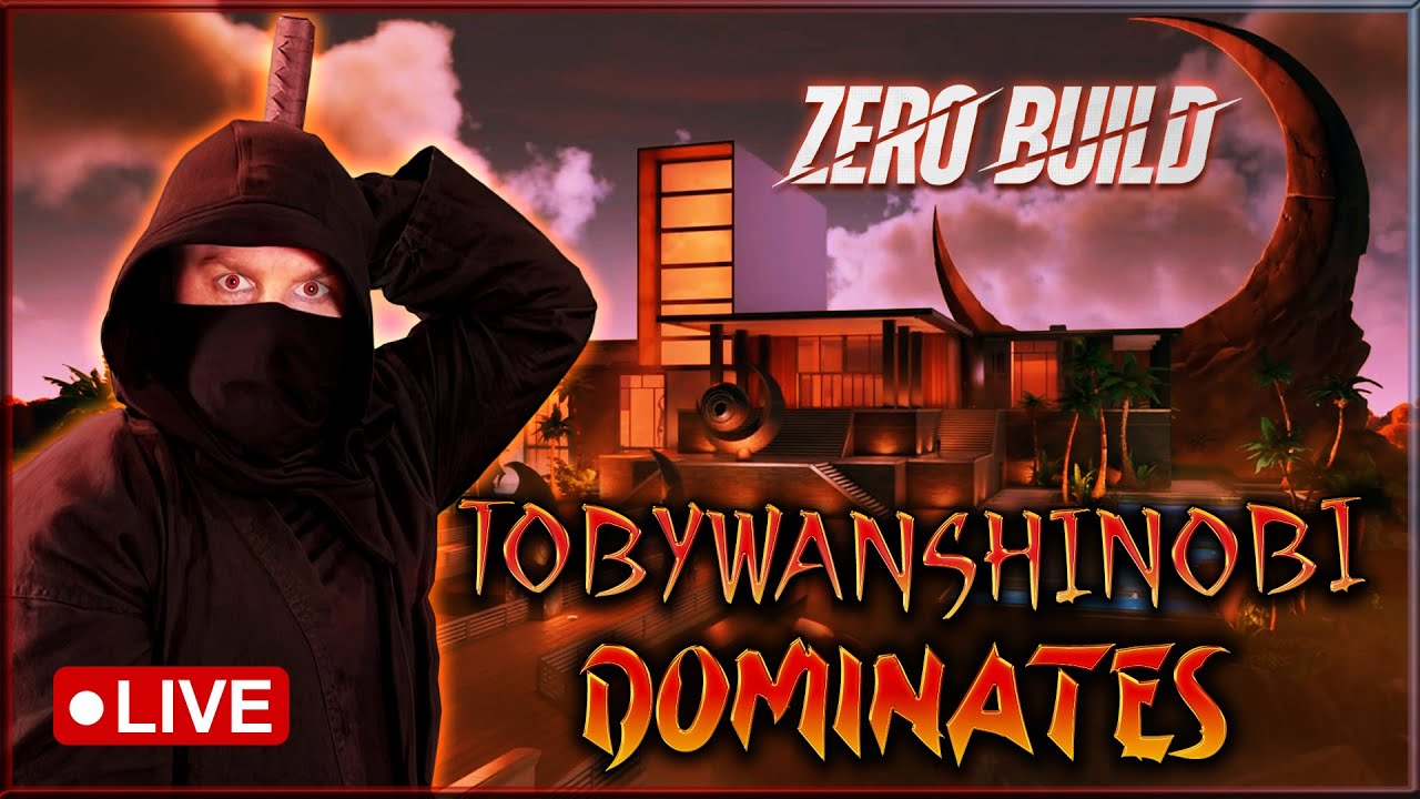 Jedi Ninja Warrior Vanquishes Foes in Fortnite Zero Build LIVE - YouTube