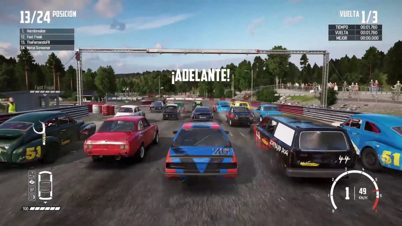 WRECKFEST Xbox One X GAMEPLAY 4K - YouTube