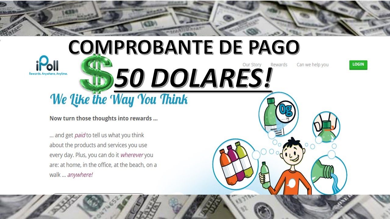 iPoll surveys comprobante de pago de $50 dolares!! 2016 - YouTube