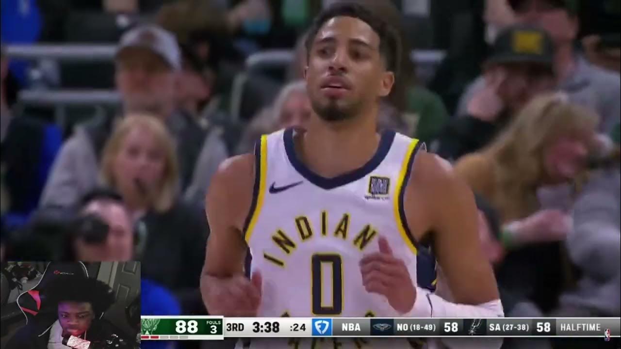 REACTING TO PACERS at BUCKS | FULL GAME HIGHLIGHTS | March 15, 2025 - YouTube