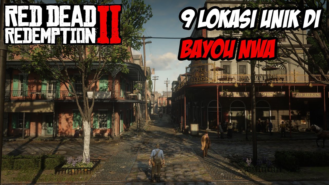 EKPLORASI MAP RDR2 | 9 LOKASI UNIK DI BAYOU NWA - YouTube