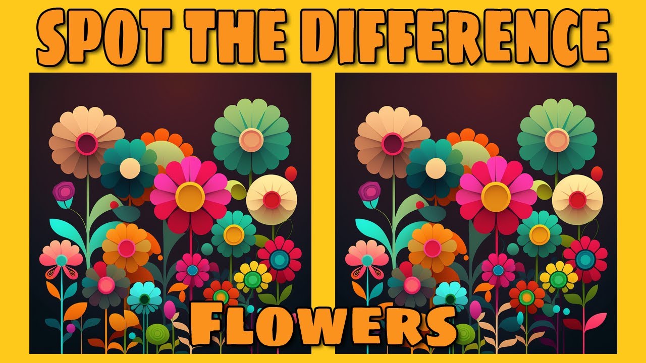 Spot The Difference Game For Adults Hard Flowers Using Images From spot-the-difference-game-for-adults-hard-flowers-using-images-from