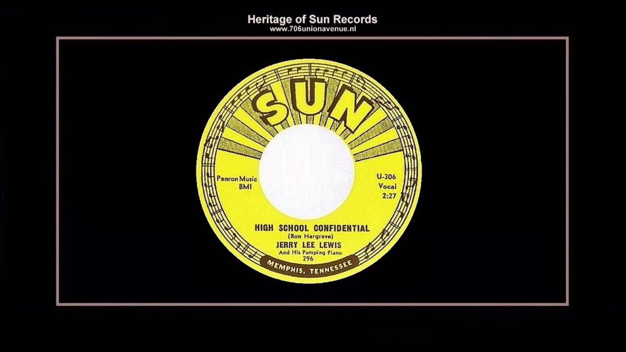 (1958) Sun 296-A ''High School Confidential'' Jerry Lee Lewis & His ...
