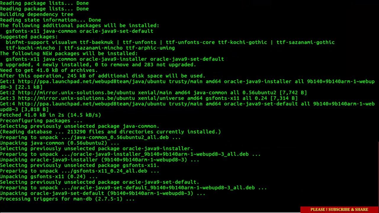 How to Install JAVA 9 JDK9 on Debian & Linux Via PPA - YouTube