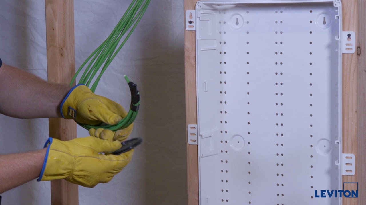 Wireless Structured Media Center Installation and Rough-In - YouTube