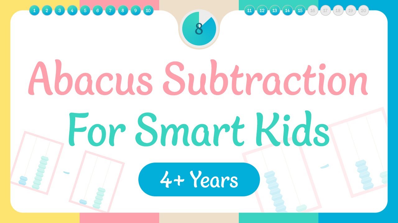 Abacus Subtraction: Fun and Easy Math for Kids (4+ Years) - YouTube