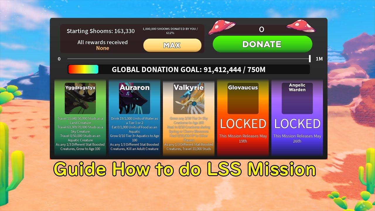 How to do LSS Mission? Creatures of sonaria [LSS WEEK1] - YouTube