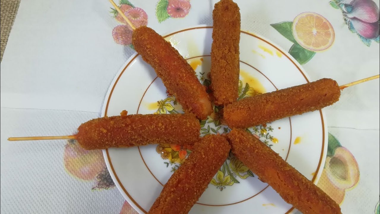 easy way to make susage stick. #you tube #food items #viral - YouTube