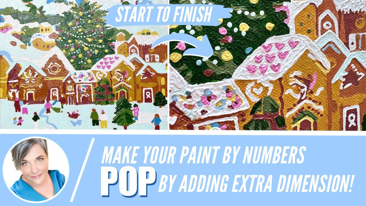 Make Your Paint by Numbers POP! Tips for Adding Texture | Start to ...