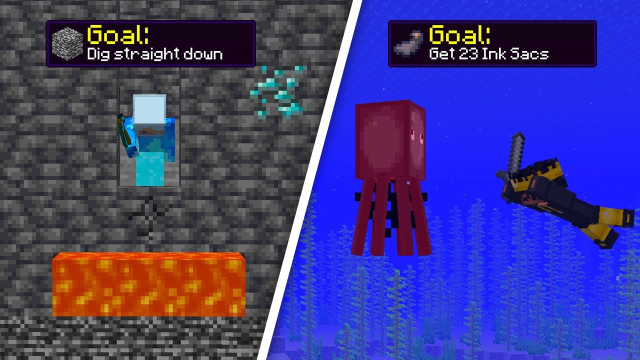 Minecraft Lockout Challenge Hunt... - YouTube