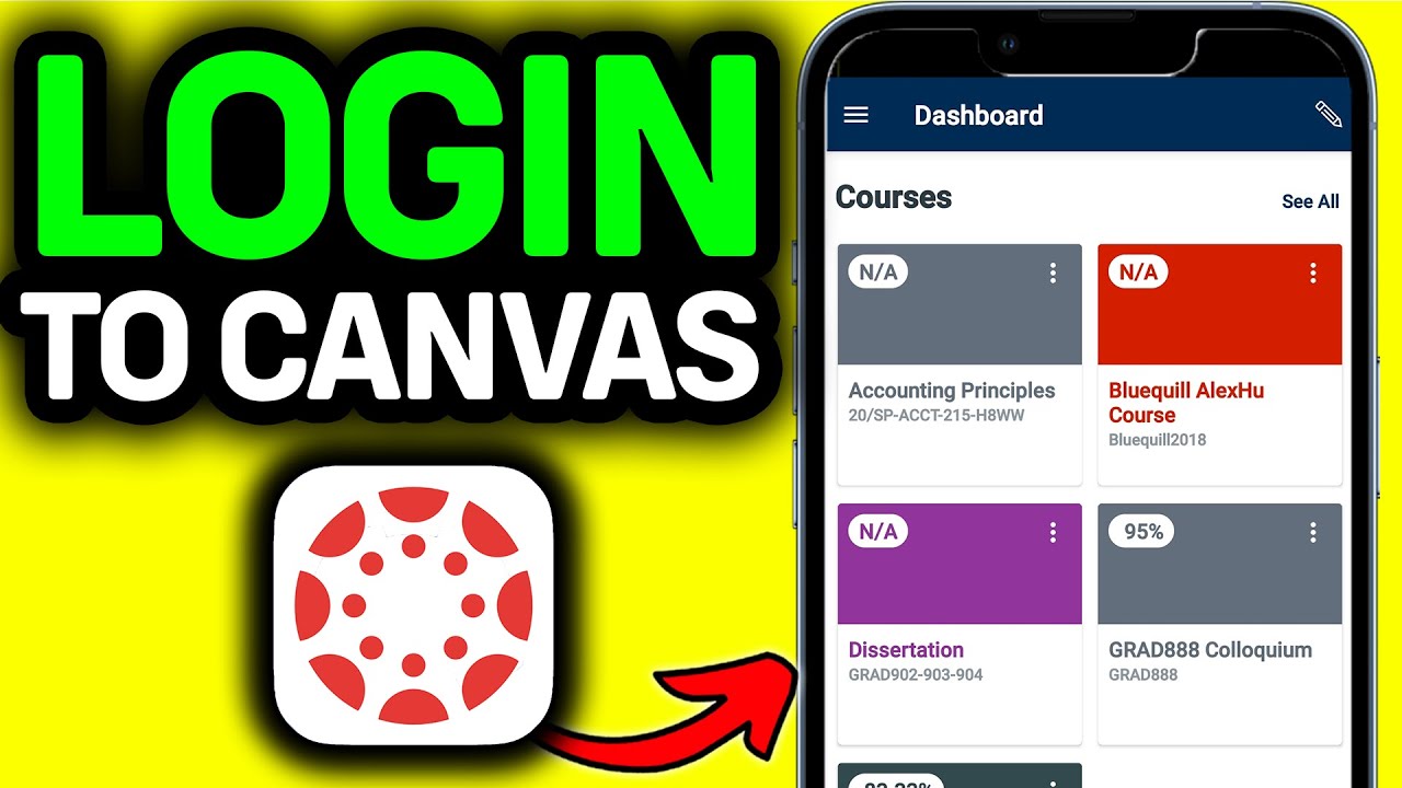 How To Login To Canvas App On Phone 2025 - Full Guide - YouTube