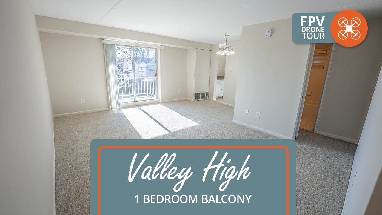Valley High 1 Bed 1 Bath Balcony FPV Drone Tour - YouTube