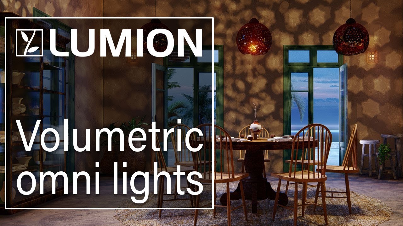 Lumion 12.3 tutorial: How to illuminate designs with volumetric omni ...