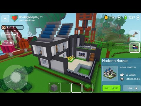 Modern House #13 - Block Craft 3d: Building Simulator Games for Free ...