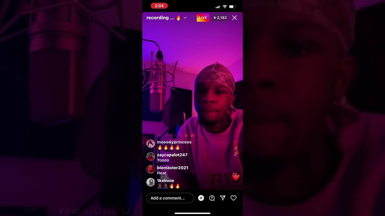 Toosii Recording “Still Speeding” On Instagram Live 9/15/22 - YouTube